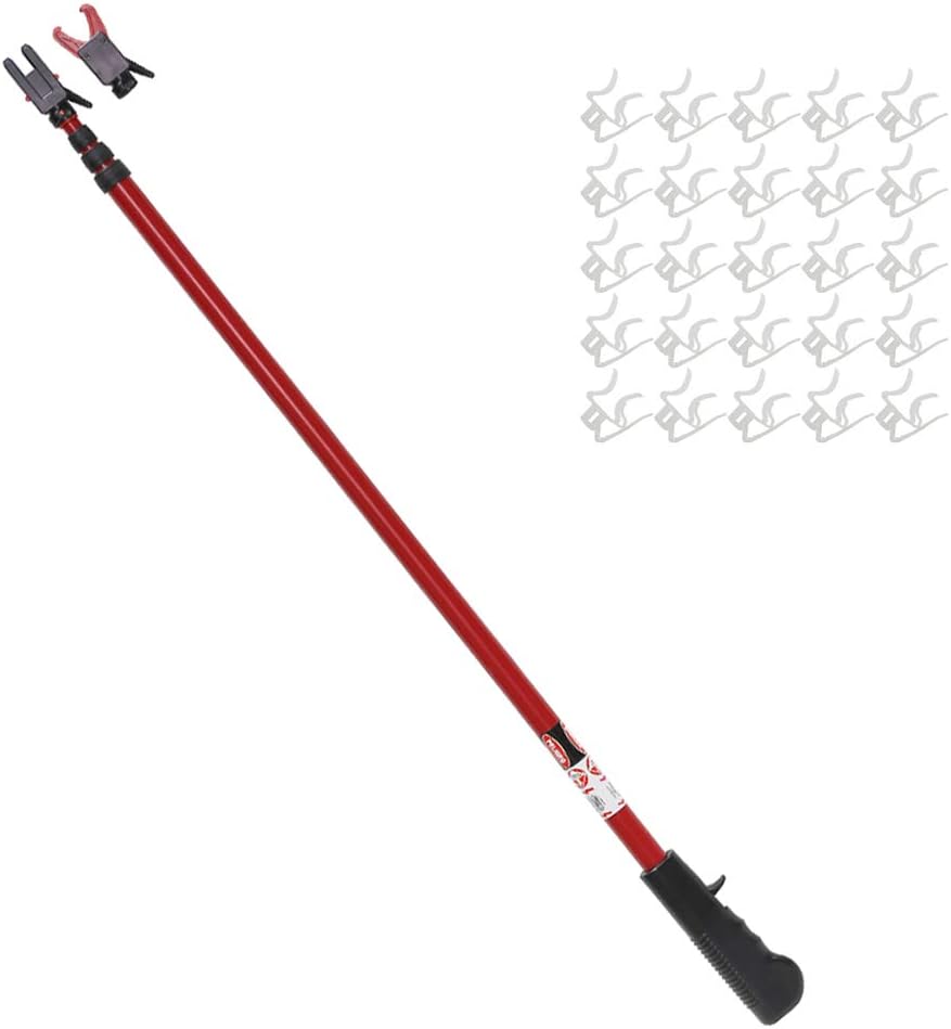 No Ladder PRO MAX Telescoping Light Hanging Pole Kit - Dyno